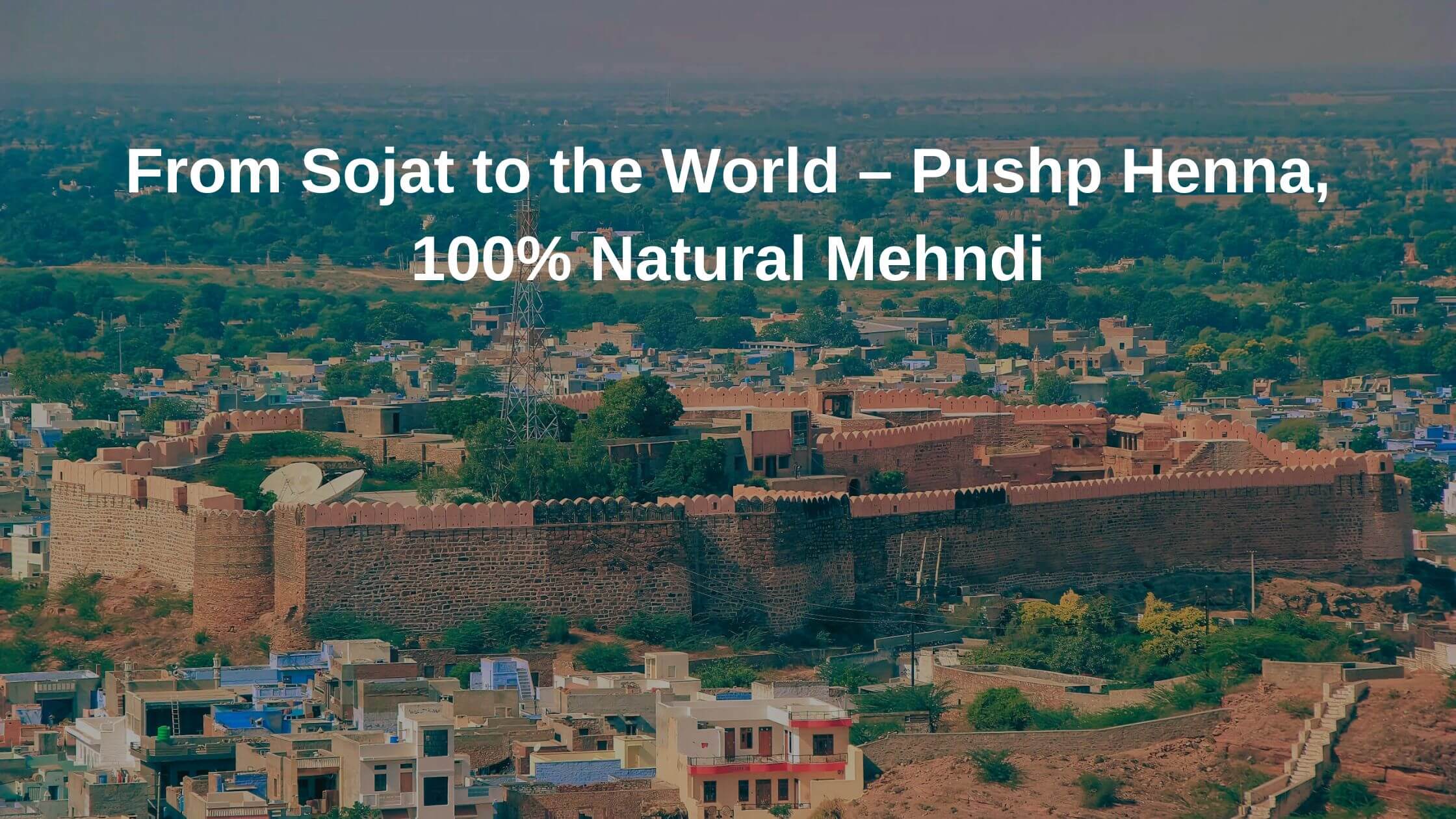 Sojat Henna: 100% Natural Mehndi Powder by Pushp Henna