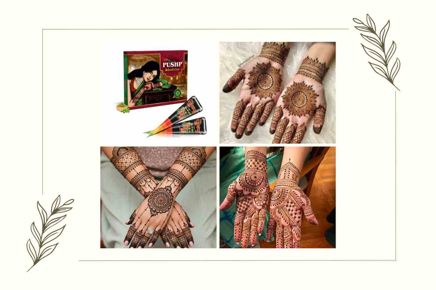 Easy Mehandi Design | Pushp Mehandi Cone Designs