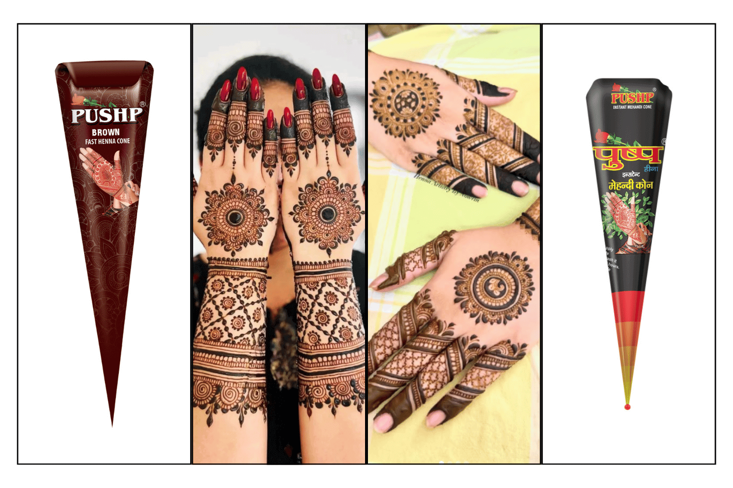 Pushp Henna Mehandi Cone – Best Natural Henna for Weddings