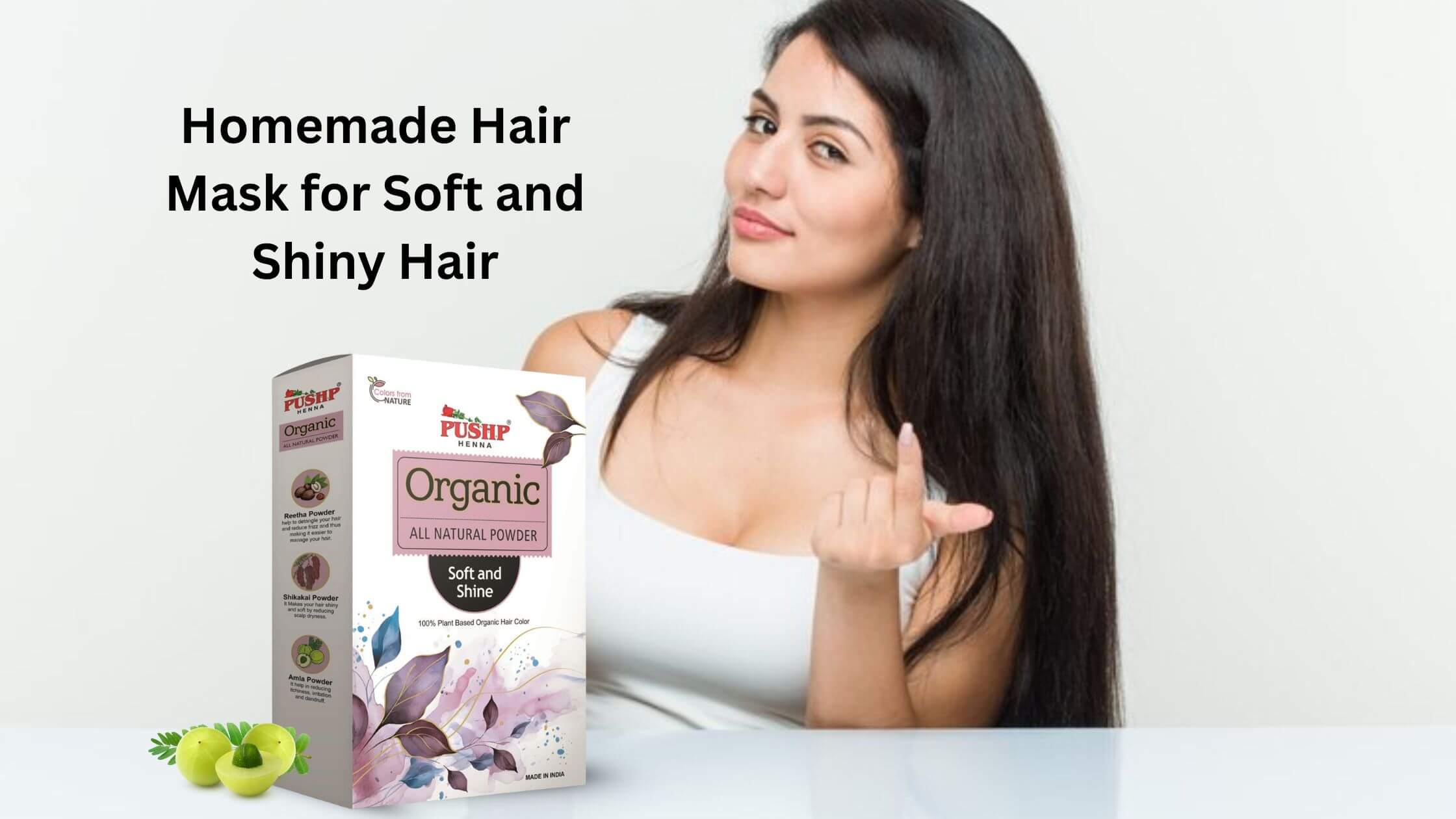 Pushp Homemade Hair Mask for Silky & Shiny Hair